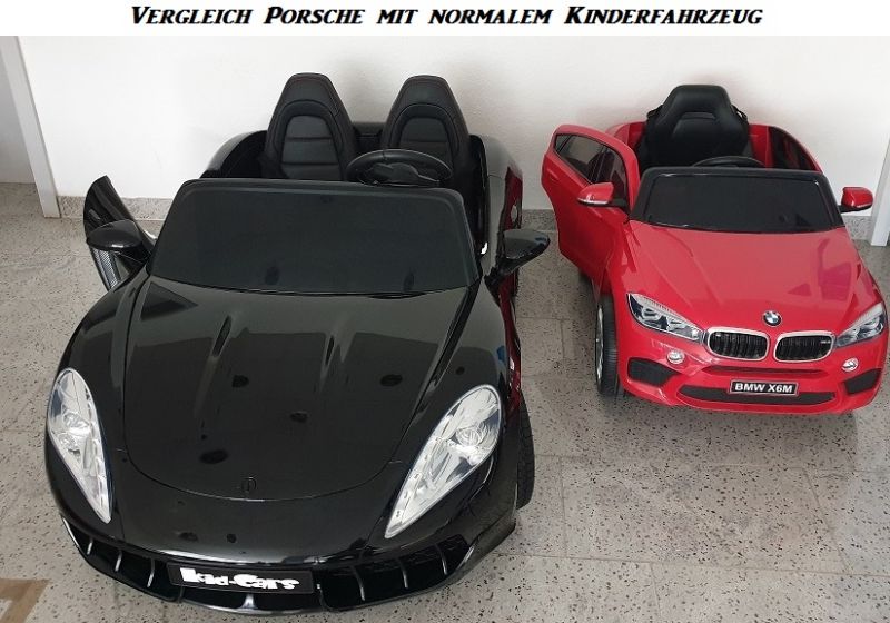 Kinderfahrzeug elektrisch groß XXL Porsche 24V doppelsitzer bis 16 km/h ...