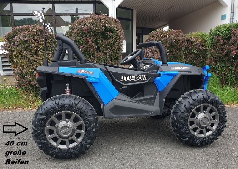 Kinder Elektro Auto Buggy 24V Kinderfahrzeug groß in blau ...